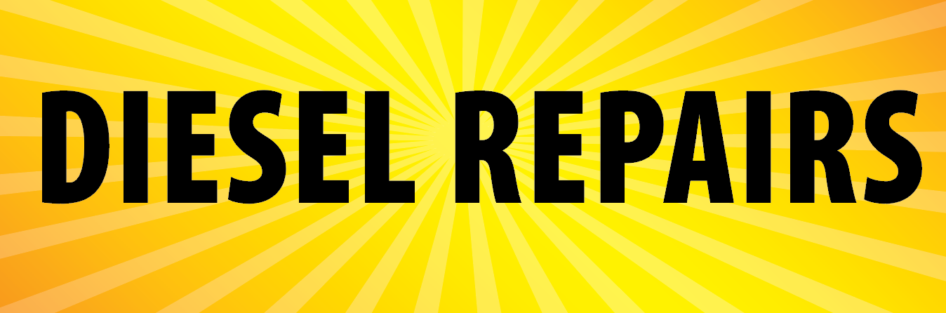 Diesel Repair - 3' x 9' - Union Sign Co.