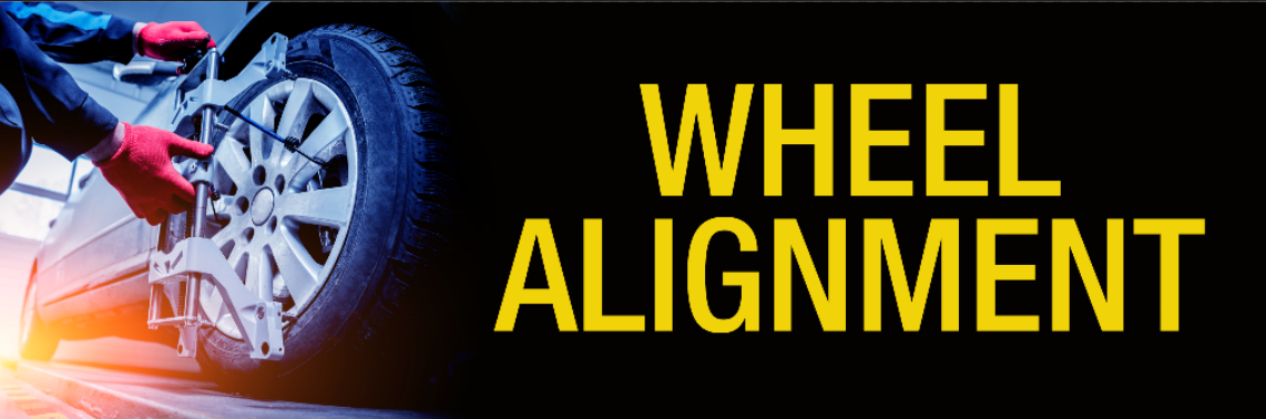 Wheel Alignment - 3' x 9' - Union Sign Co.